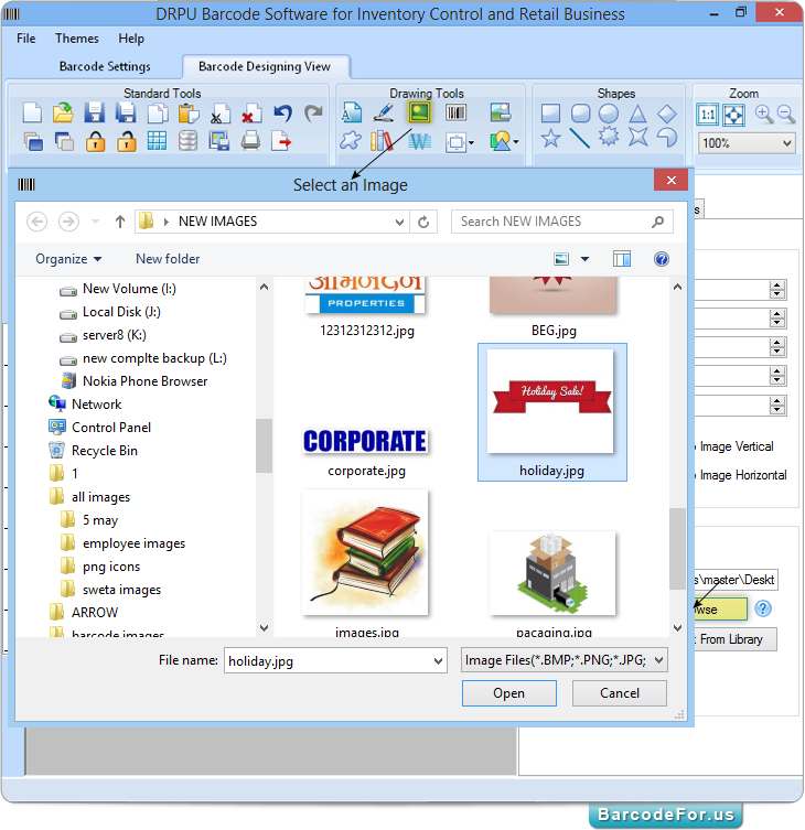 Barcode Generator for Inventory Control screenshots - BarcodeFor.us