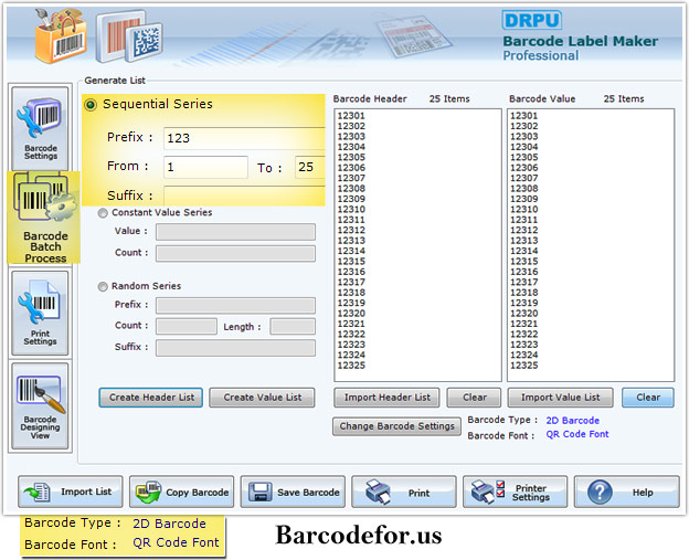 Screenshots of barcode generator – professional to learn how to make ...